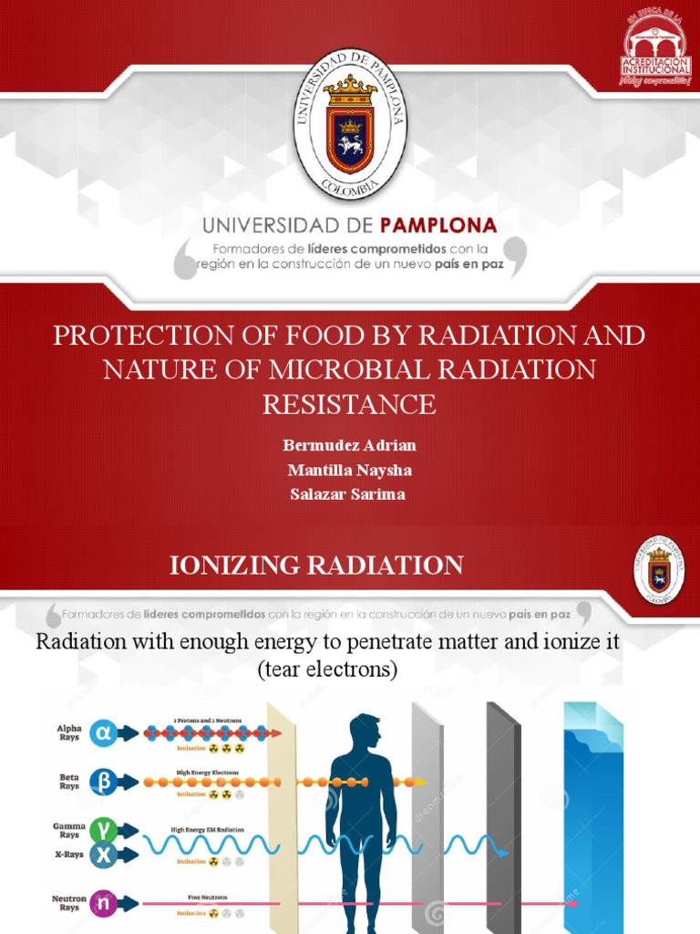 Protection of Food by Radiation and Nature of Microbial Radiation ...