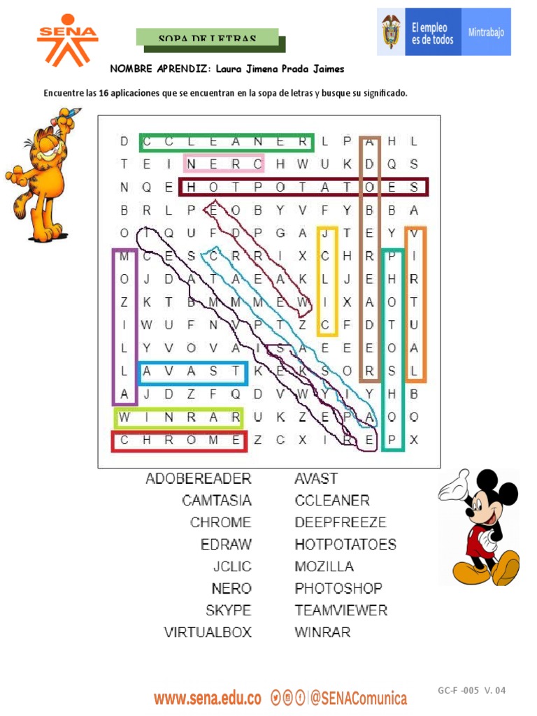 Sopa Letras Software | PDF | Microsoft Windows | Adobe Photoshop