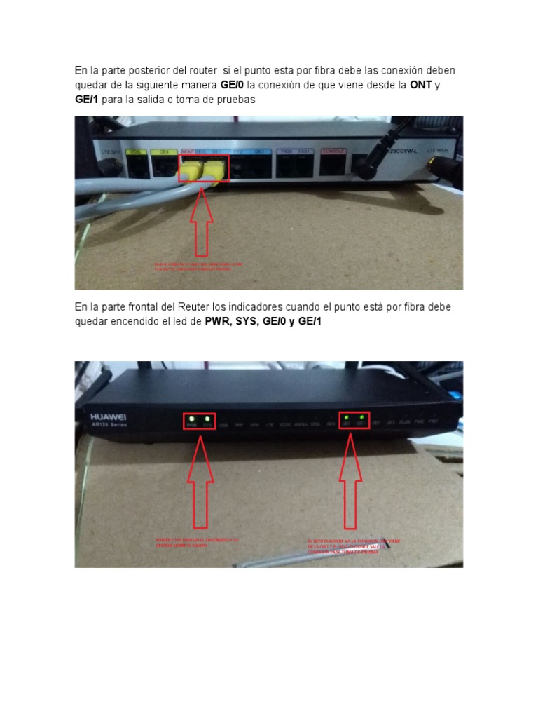 Pantallazos Router AR120 HUAWEI | PDF