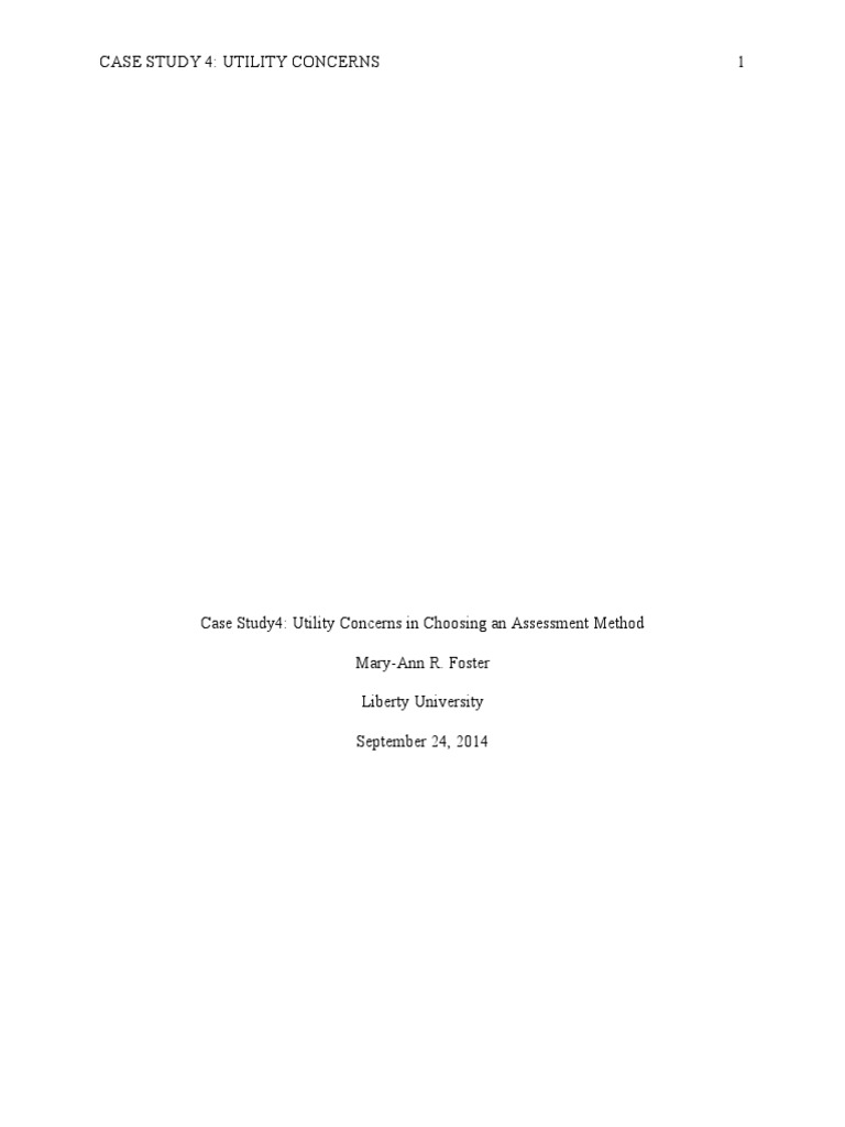 Case Study4 Final | PDF | Utility | Case Study