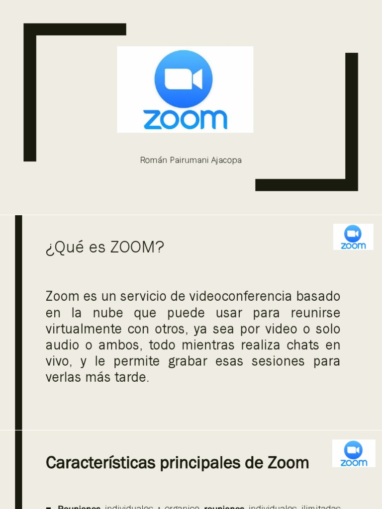 Guía Básica de Uso de Zoom | PDF