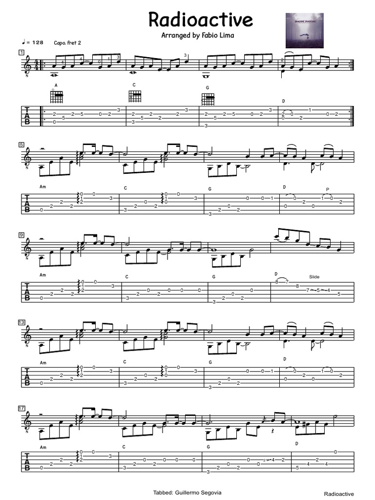 Radioactive PDF | PDF | Chordophones | Guitar Family Instruments