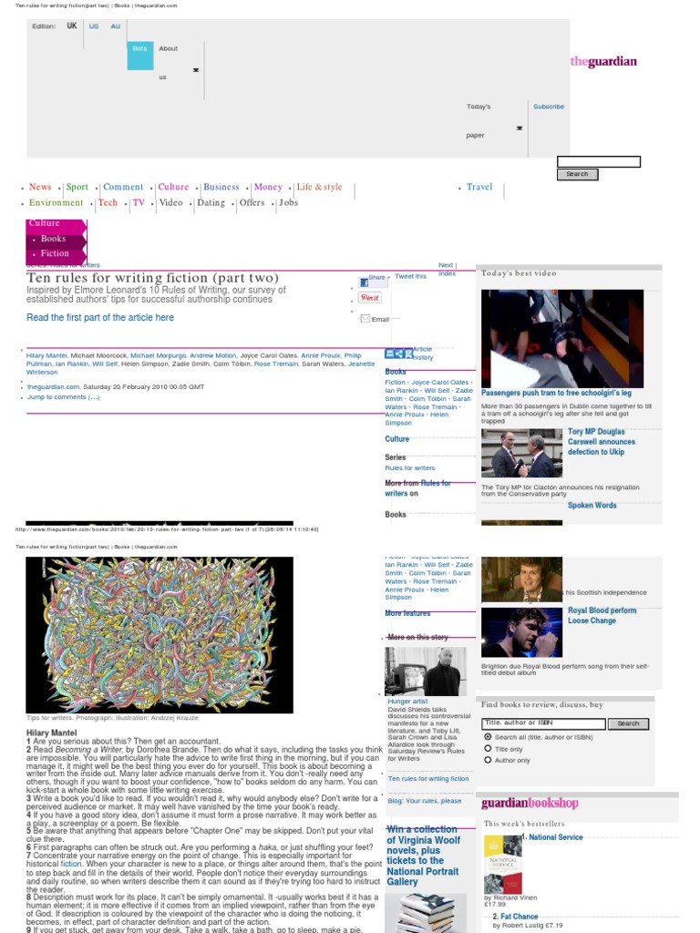ten-rules-for-writing-fiction-part-two-culture-tv-pdf-books