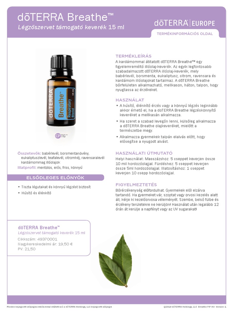 Doterra Air Oil | PDF