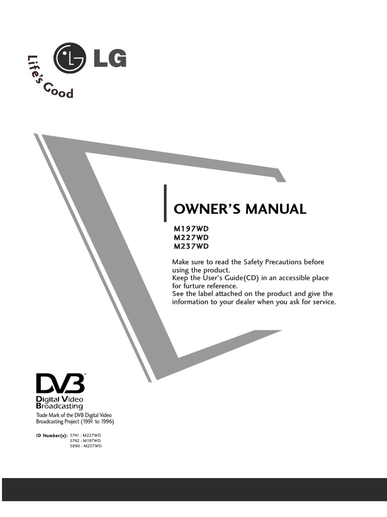 Owner'S Manual: Trade Mark of The DVB Digital Video Broadcasting ...