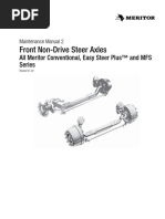 14X Meritor Service Manual | PDF | Transmission (Mechanics) | Axle