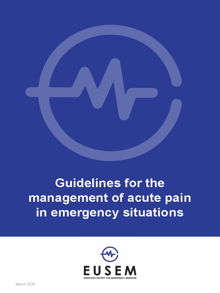 Eusem Epi Guidelines March 2020 PDF | PDF | Analgesic | Pain Management