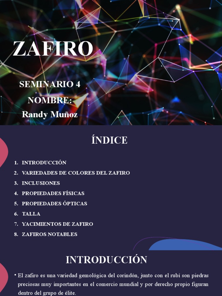 ZAFIRO | PDF | Minerales | Mineralogía