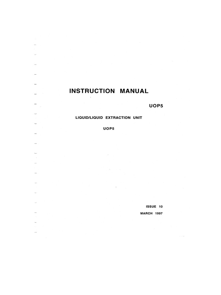Manual UOP 5 PDF | PDF