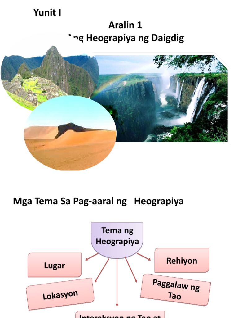 Ang Heograpiya NG Daigdig | PDF