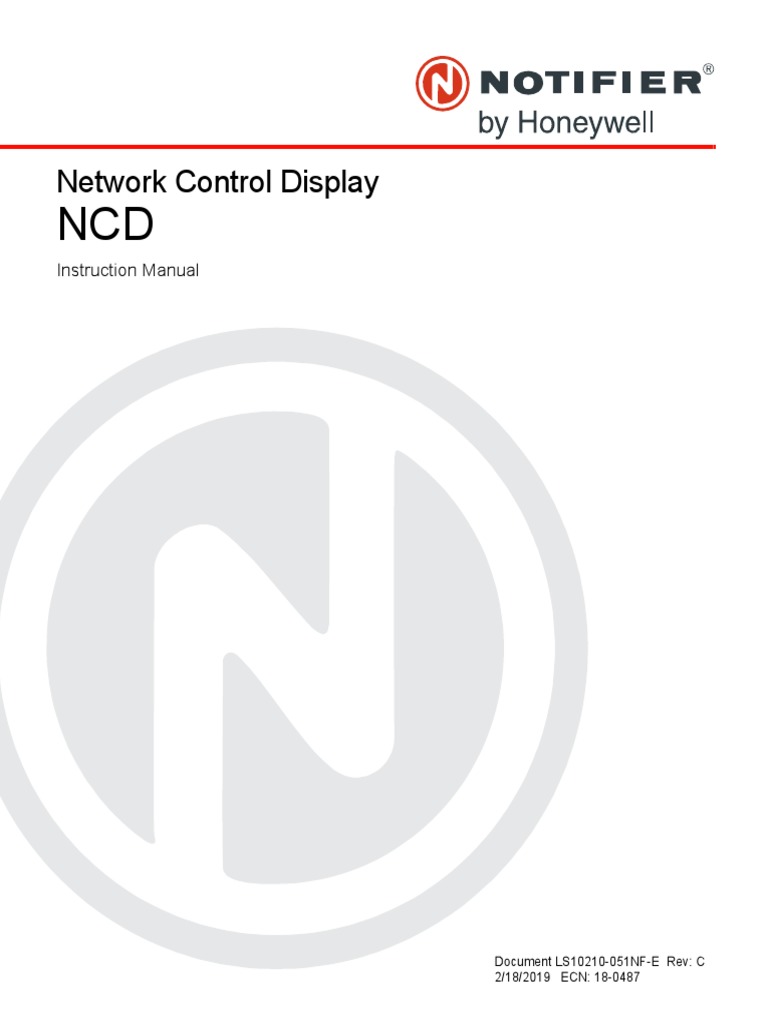 Network Control Display: Instruction Manual | Download Free PDF | Power ...