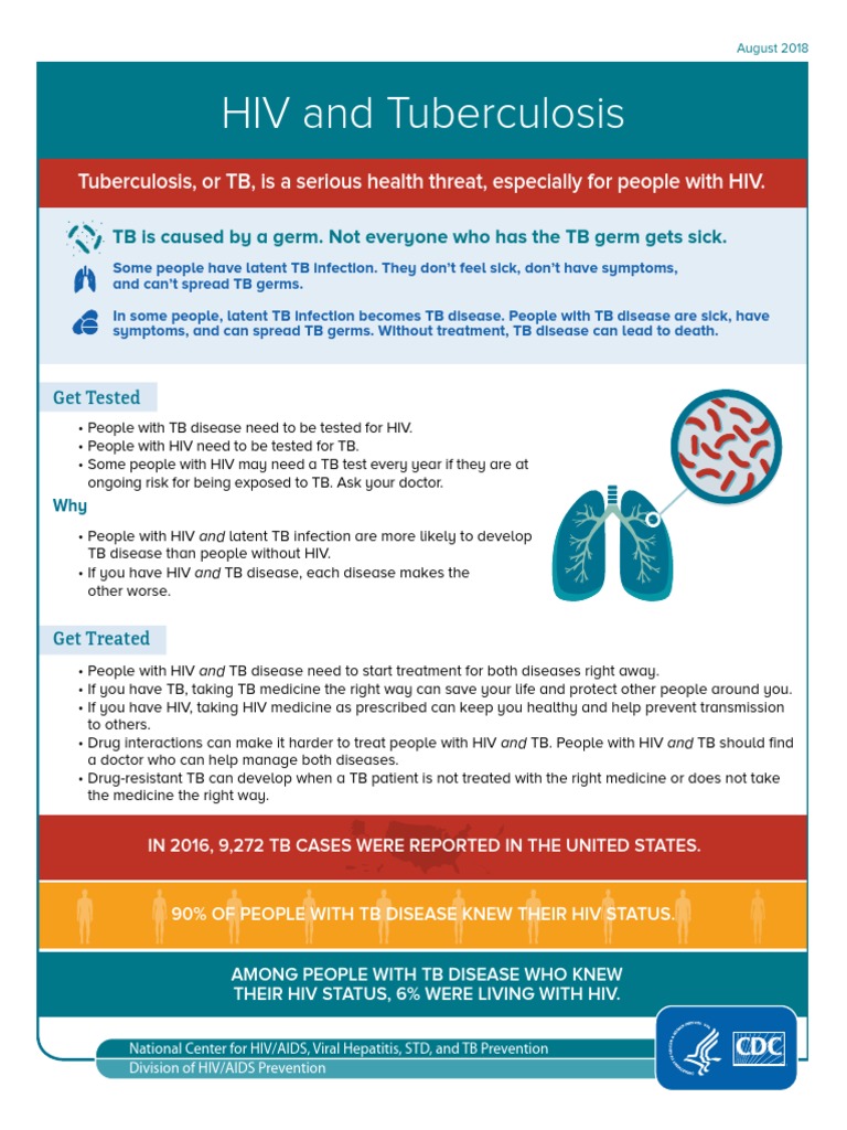 HIV and TB: Getting Tested and Treated | PDF | Tuberculosis | Sexually ...