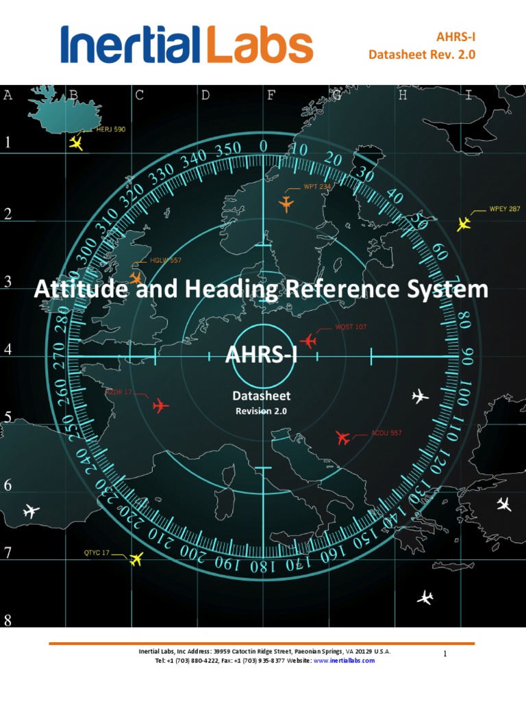 Attitude and Heading Reference System: AHRS - I | PDF | Inertial Navigation System | Attitude ...