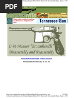 The Mauser C96 Explained | PDF