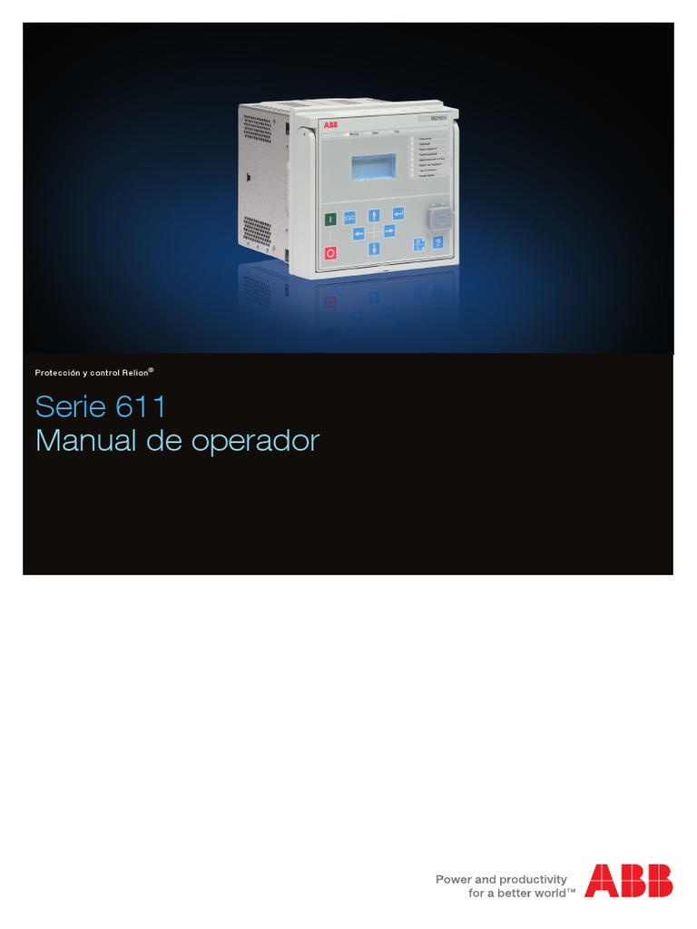 REF611 - Manual de Operacion | PDF | Derechos de autor | Software