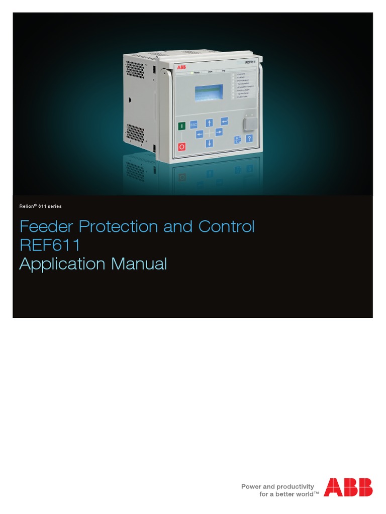 REF611 - Manual de Aplicaciones PDF | PDF | Electromagnetic ...