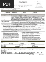 BUCET - Application Form | PDF