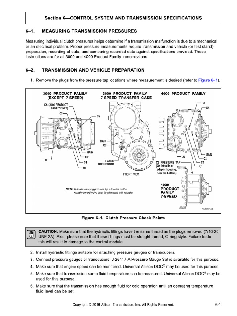 Measuring Transmission Pressures | PDF