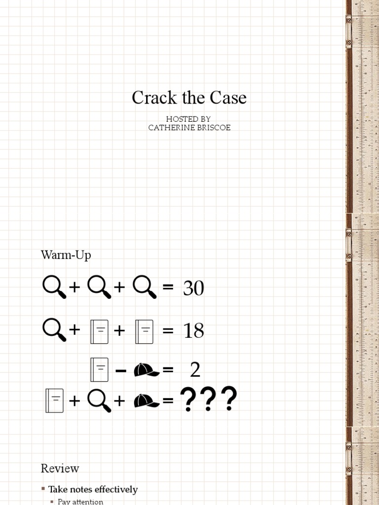 Crack The Case Day 3 | PDF | Mystery, Thriller & Crime Fiction