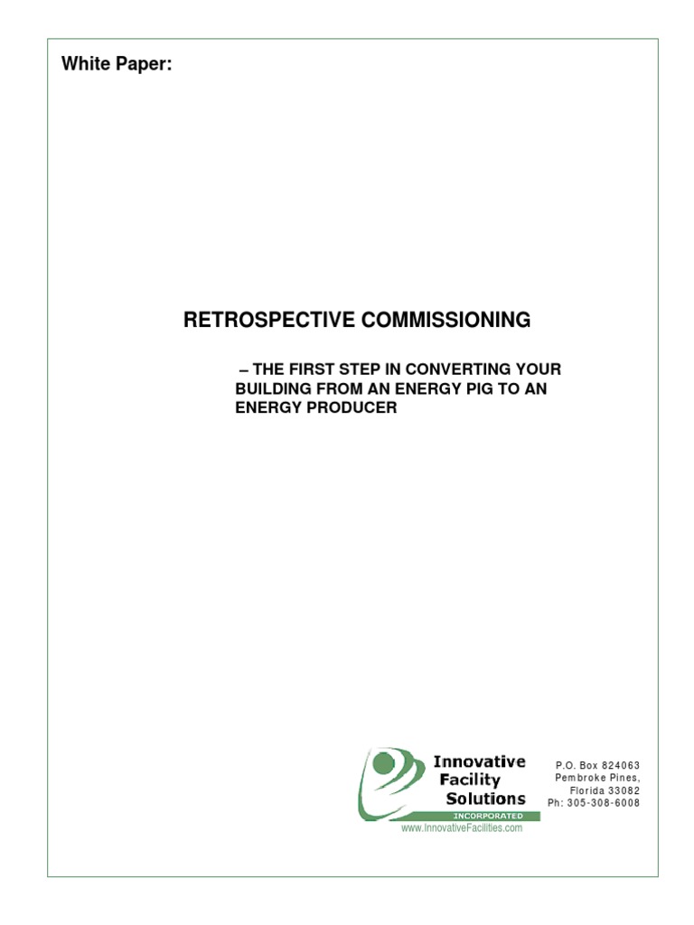 Retro Cx: Improve Building Performance for Less Than 40 Characters ...