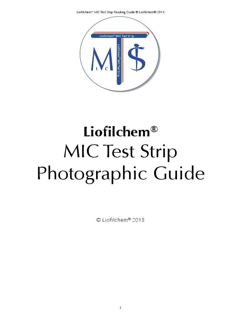 Reading Guide MIC E-Test | PDF | Beta Lactamase | Candida (Fungus)