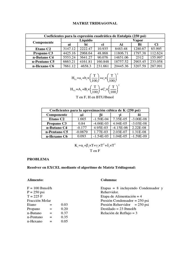 Matriz Tridiagonal PDF | PDF | Química analítica | Laboratorios