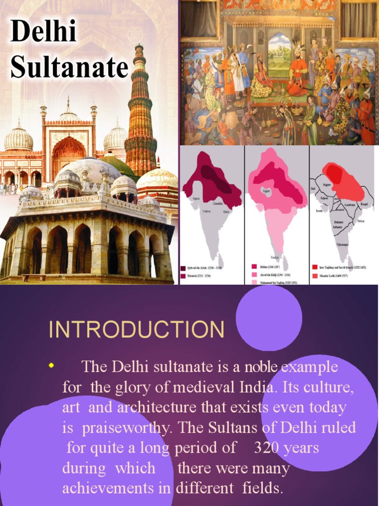 Overview of the Delhi Sultanate | PDF | History