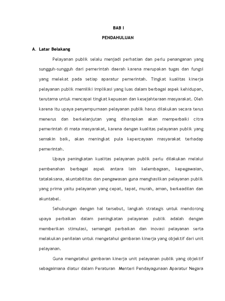 Contoh Template Laporan SKM | PDF
