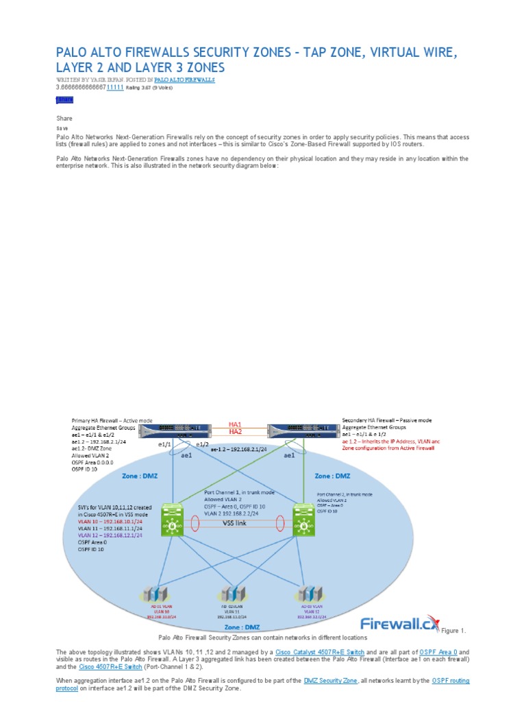 Palo Alto Firewalls Security Zones | Download Free PDF | Firewall (Computing) | Computer Network