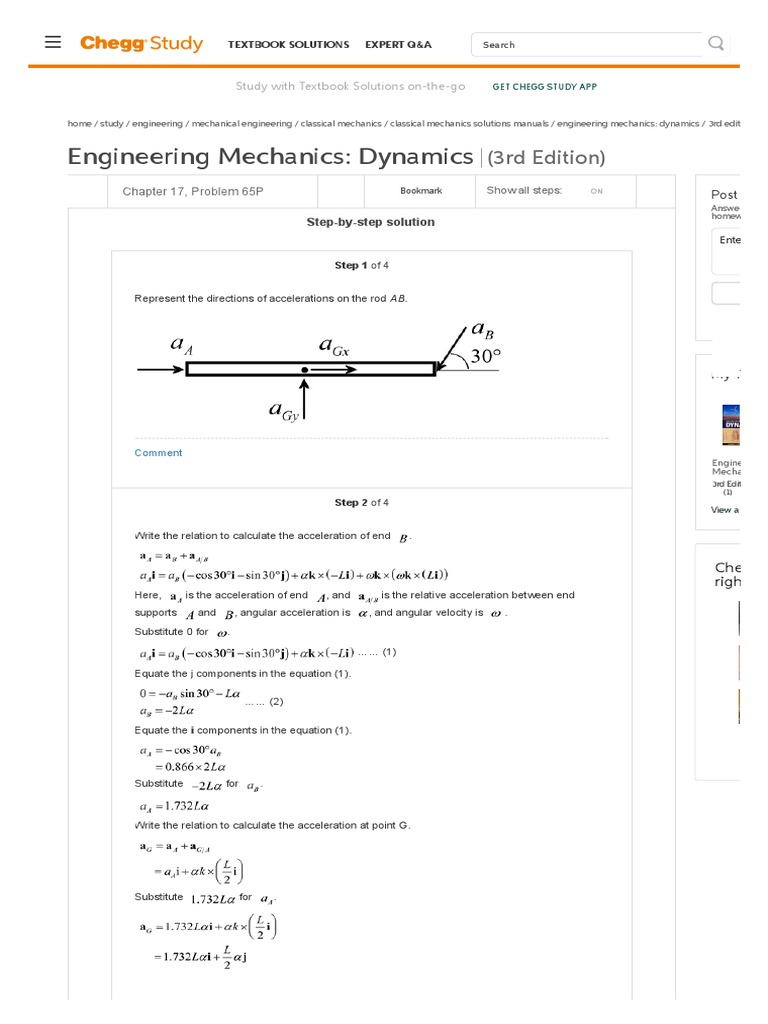 Engineering Mechanics: Dynamics: (3rd Edition) | PDF | Acceleration | Dynamics (Mechanics)