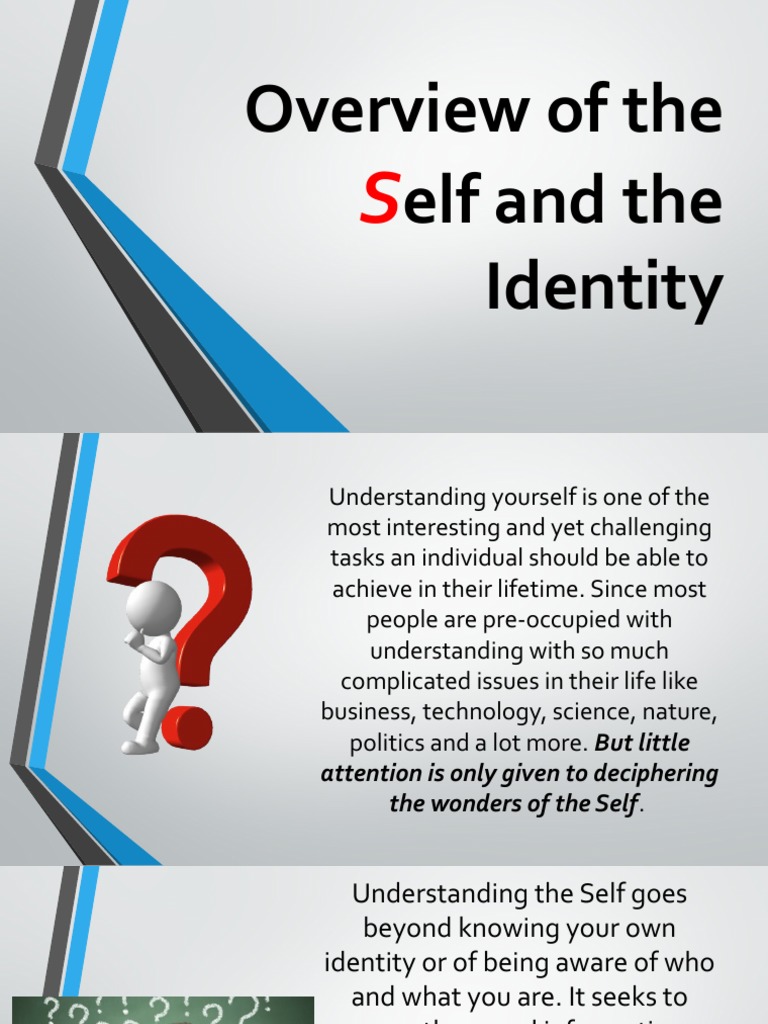 Understanding Self And Identity Concepts Pdf Identity Social