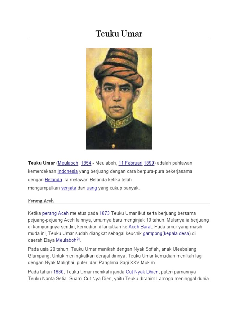Teuku Umar | PDF