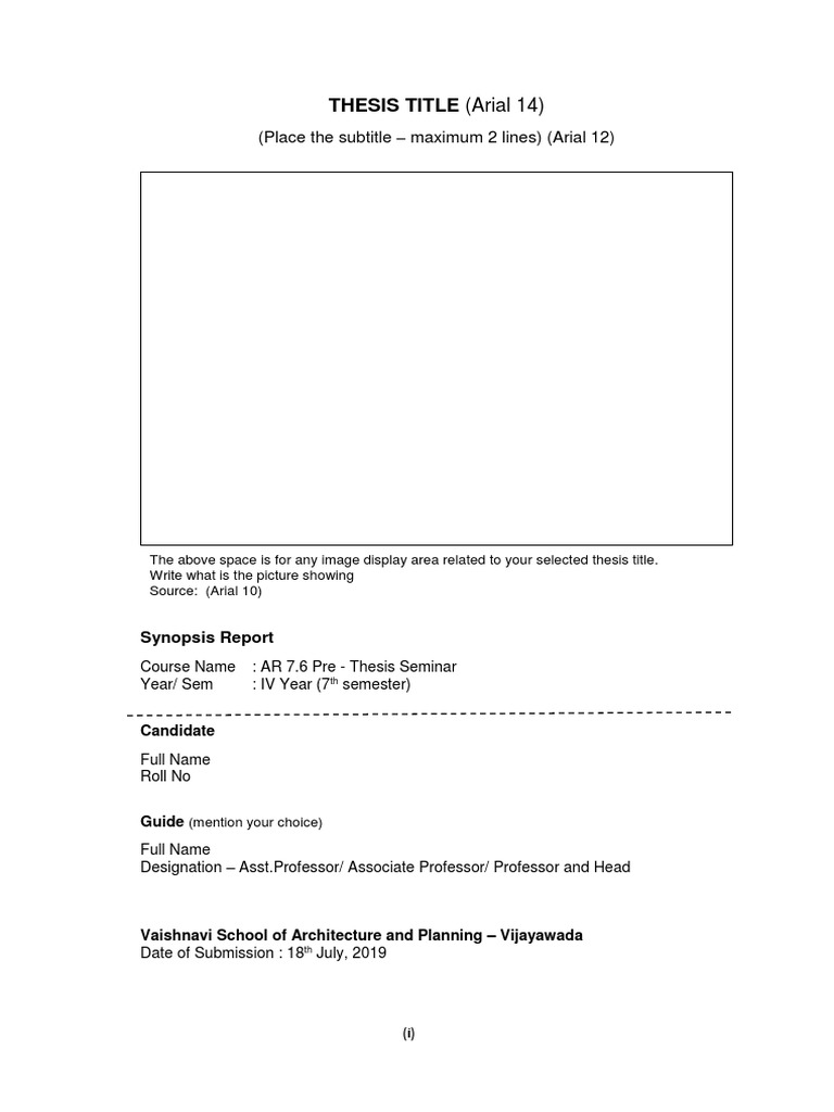 Pre Thesis Seminar Report Format | PDF | Thesis | Communication