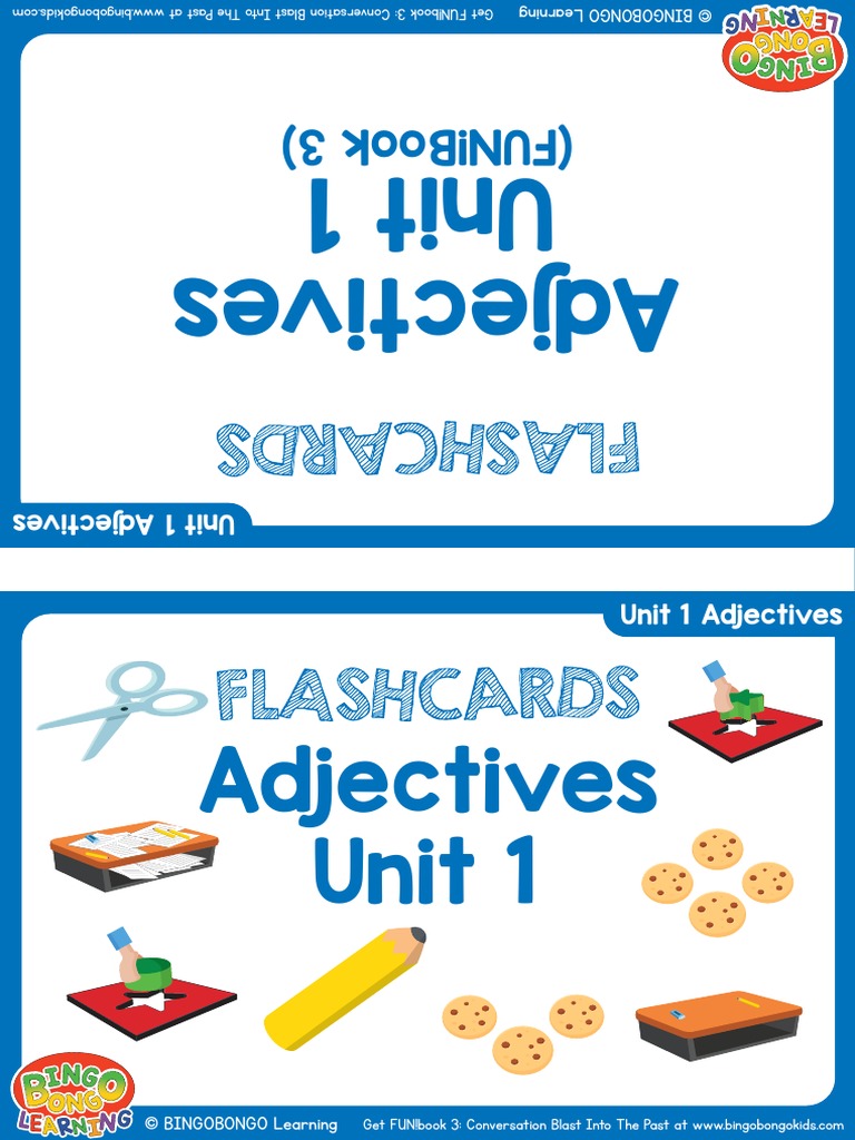 Adjectives Unit 1: FUN!book 3 Guide | PDF