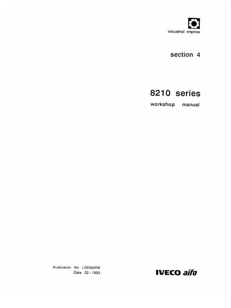 Iveco Industrial Engines 8210 Series 977683 frfwbmq2zl PDF | PDF