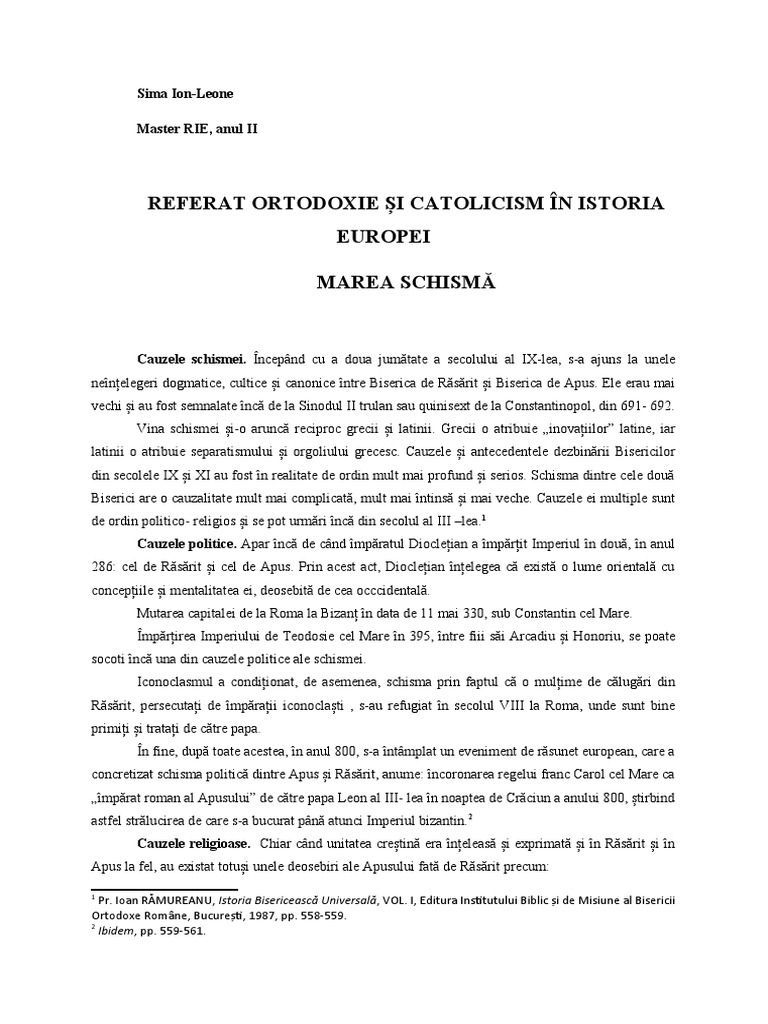 Marea Schisma | PDF