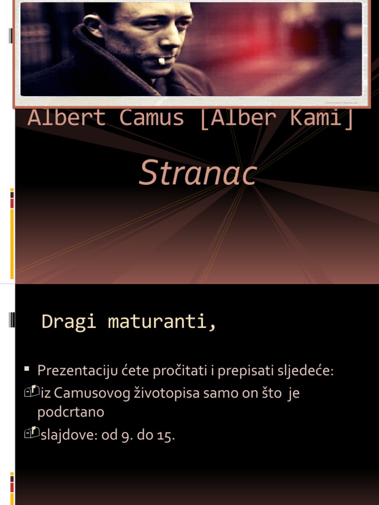 Camus, Stranac | PDF