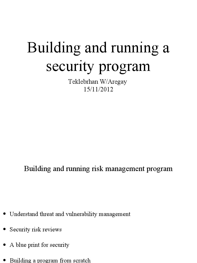 Chapter 4 | PDF | Vulnerability (Computing) | Threat (Computer)
