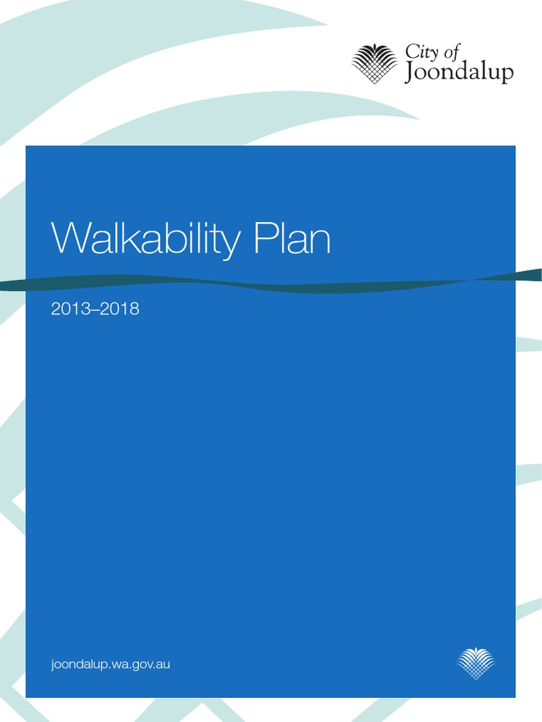 Joondalup Walkability Plan Overview | PDF | Trail | Traffic