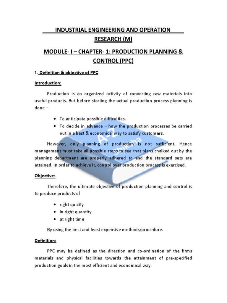 Industrial Engineering and Operation Research PDF | PDF | Inventory ...