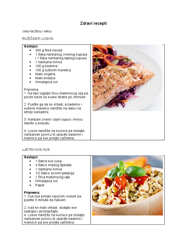 Zdravi Recepti | PDF
