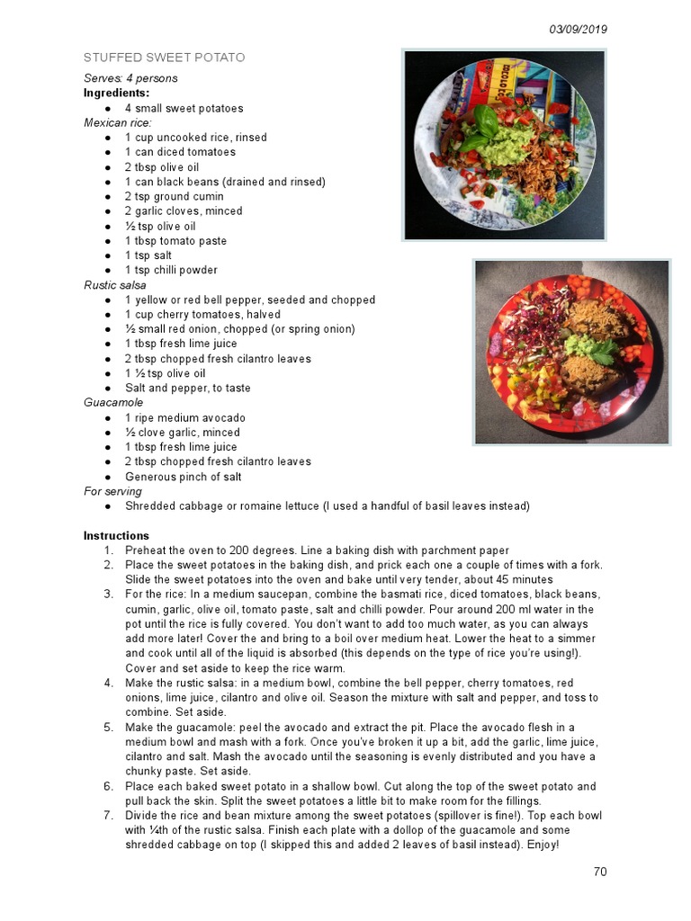 Filled Bell Pepper | PDF | Salsa (Sauce) | Potato