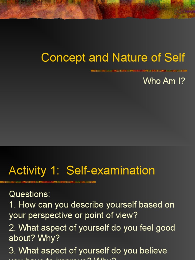 Module 2 Concept and Nature of Self | PDF | Philosophy Of Self ...