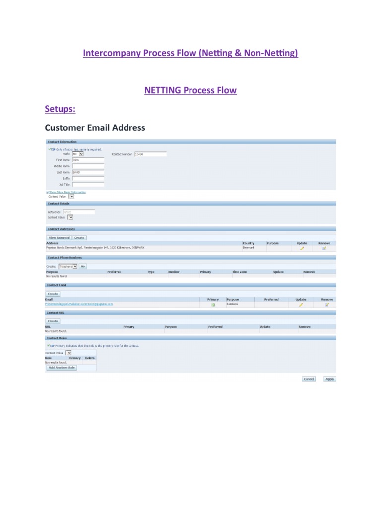 Intercompany Process Flow | PDF | Invoice | Value Added Tax