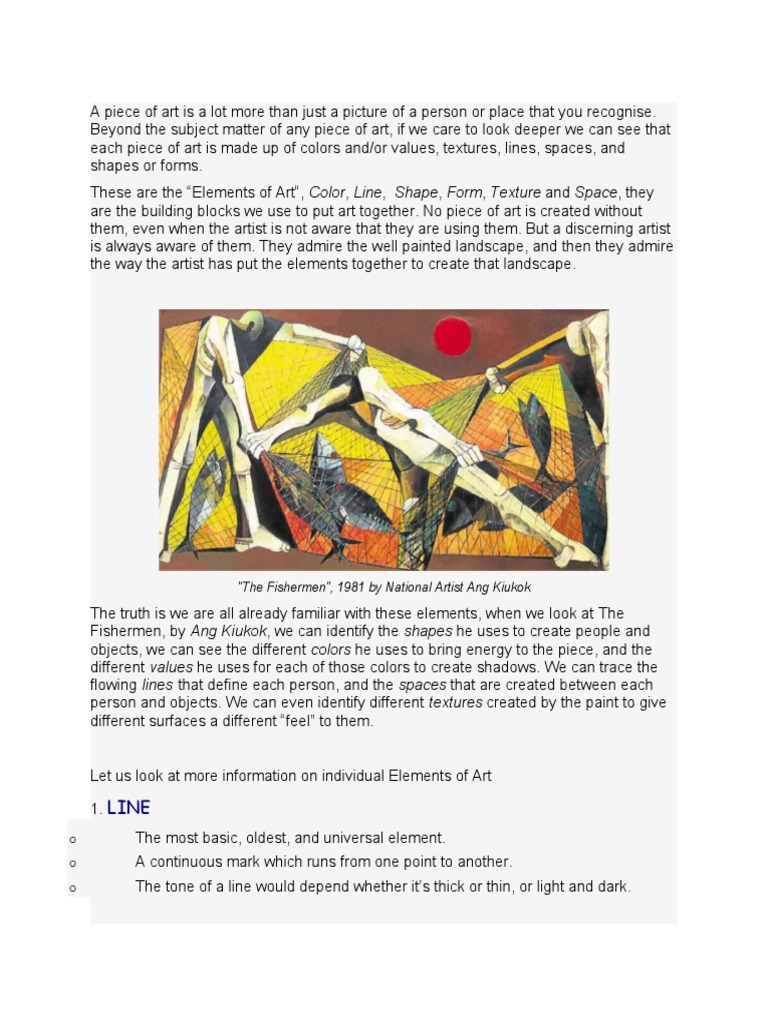 Exploring the Building Blocks of Art: An In-Depth Examination of the ...