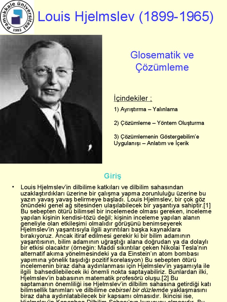 Louis Hjelmslev (1899-1965) | PDF