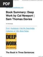Deep Work Full | PDF | Disciplines | Behavioural Sciences
