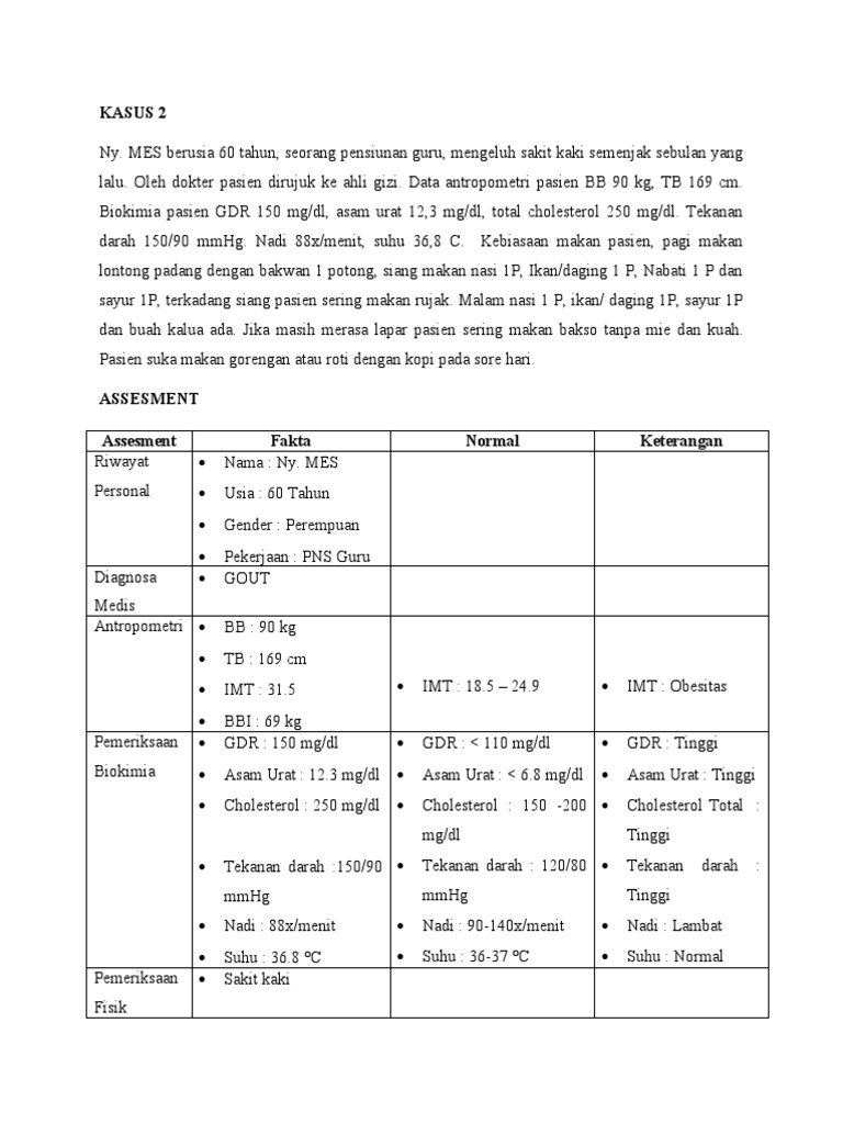 Kasus 2 Gout | PDF | Kesehatan Holistik