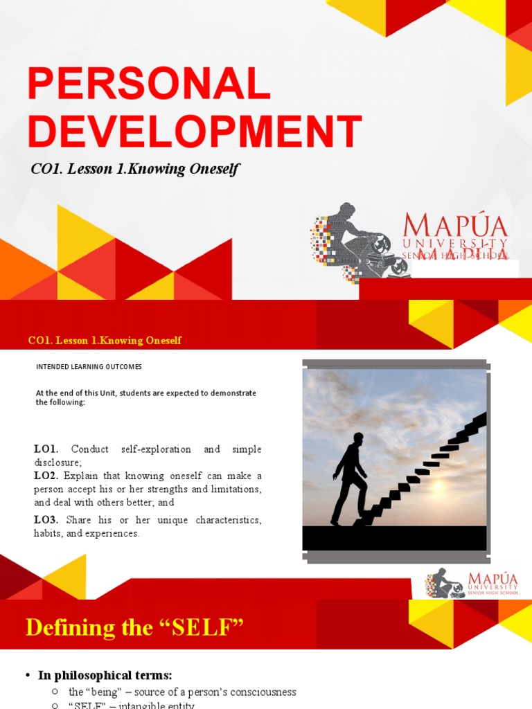 PDV01 - CO1.1. Knowing-Oneself-and-Development-and-Self-awareness | PDF | Self | Extraversion ...