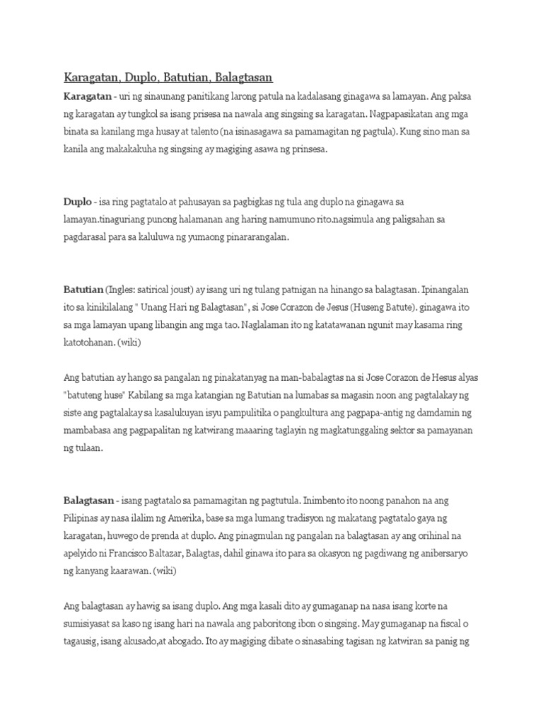 Karagatan | PDF